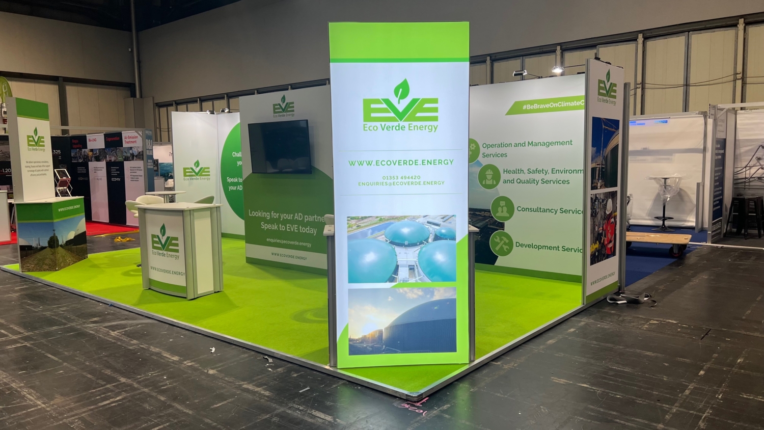 Our stand at the World Biogas Expo has been awarded a net zero prize ...